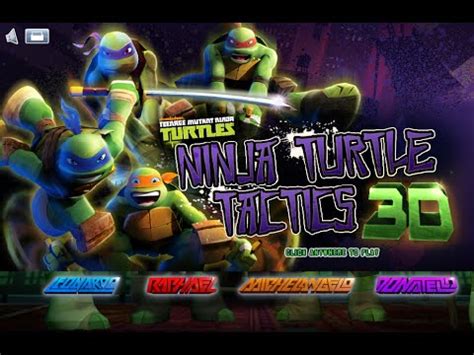 Teenage Mutant Ninja Turtles Turtle Tactics 3d Game Online Youtube