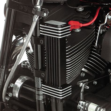Jagg Deluxe 6 Row Oil Cooler System For Harley Davidson Motorcycles Jagg Oil Coolers