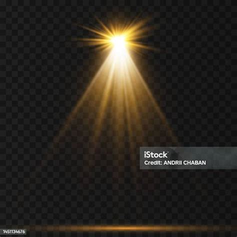 벡터 스포트라이트 세트입니다 다양한 형태의 빛 황색 무대 스포트라이트 조명 효과 광선 조명 효과 벡터 일러스트레이션 0명에 대한 스톡 벡터 아트 및 기타 이미지 Istock
