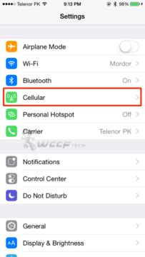 Disable Apps From Using Cellular Data On IPhone How To