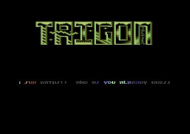 CSDb Trigon Logo 04 By Trigon 1989 CSDb Trigon Logo 04 By Trigon 1989