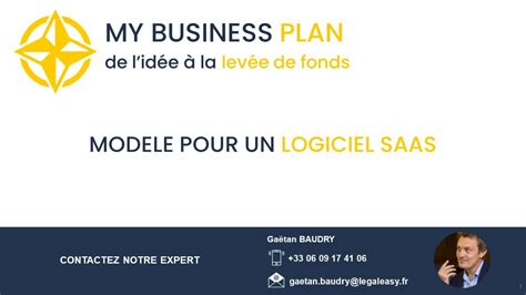 Modèle De Business Plan Pour Logiciel Saas