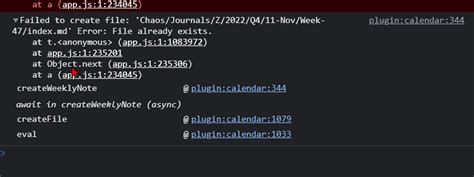 Bug Unable To Open Existing Weekly Note · Issue 112 · Liamcainobsidian Periodic Notes · Github