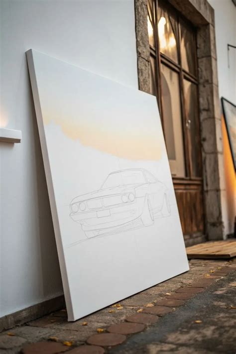 10 Creative Car Canvas Painting Ideas For Diy Wall Art Finebrushes