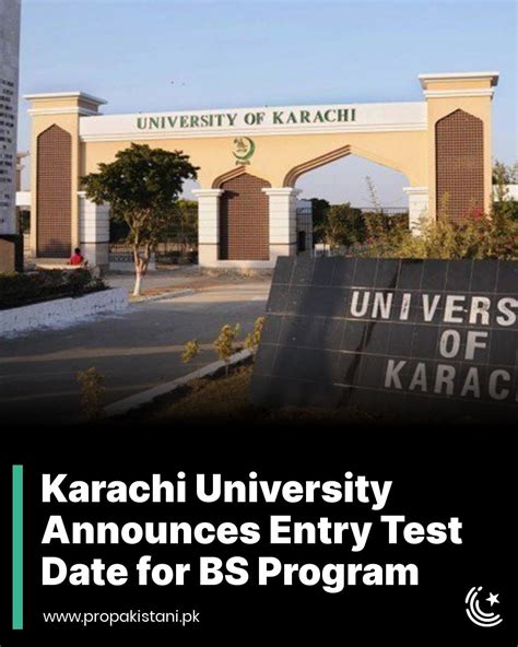 Propakistani On Linkedin Karachiuniversity Ku Karachi Entrytest