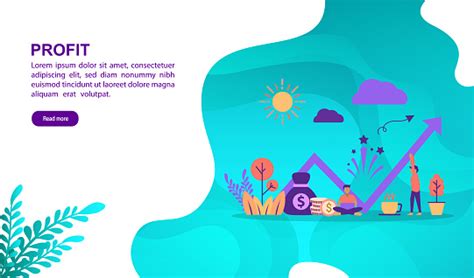 캐릭터와 이익 일러스트 개념입니다 배너 프레젠테이션 소셜 미디어 포스터 광고 및 프로 모션에 대 한 템플릿 개념에 대한 스톡