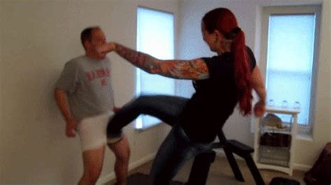 Baunfire Teaches 18 Yr Old Mistress Saya How To Ballbust Quicktime