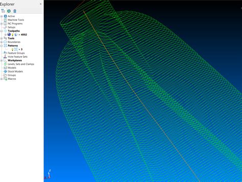 Create Curve By Using Center Of Toolpaths Patterns Or Workplanes Using