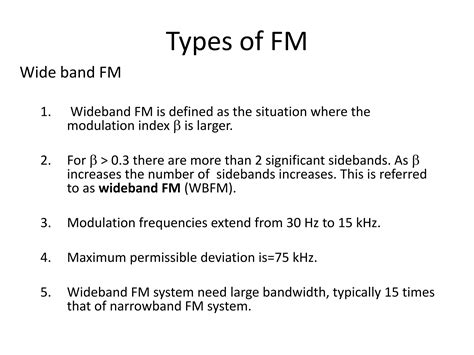 Frequency Modulation And Its Application Pptx