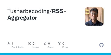 Tushar Chopra On Linkedin Github Tusharbecodingrss Aggregator