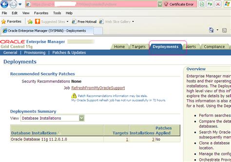 11g Agent Deployment From Grid Oracle Ckpt