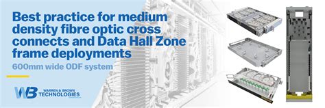 Best Practice For Medium Density Fibre Optic Cross Connects And Data