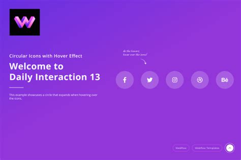 Webdev For You Daily Interaction 13 Webflow