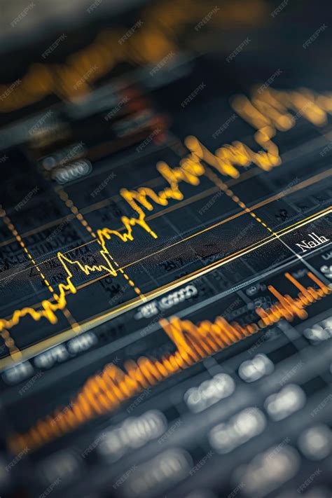 Abstract Technology Financial Graph Data Visualization Analysis