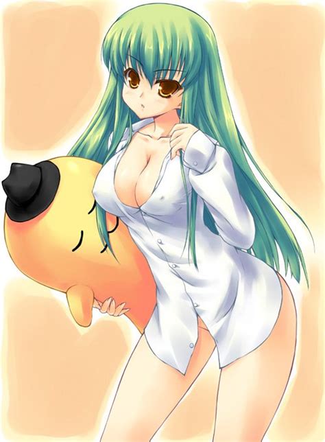 Rule 34 1girls Artist Request Big Breasts C C Cheese Kun Code Geass Green Hair Long Hair