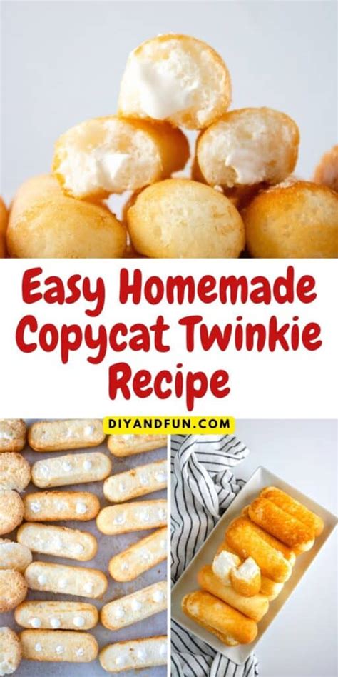 Easy Homemade Copycat Twinkie Recipe Diy And Fun