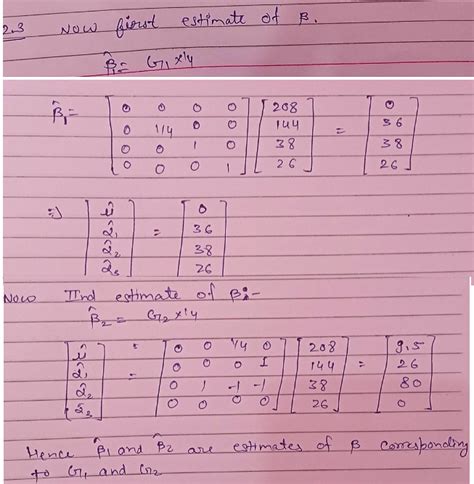 Linear Model Statistics Course Hero
