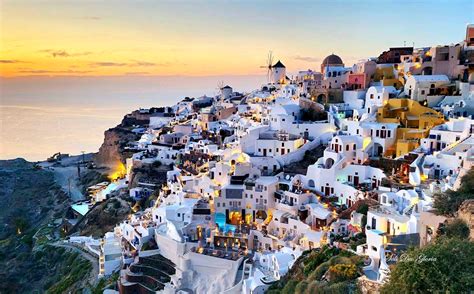 그리스 산토리니의 이아 마을