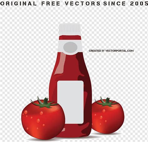 케첩 일러스트 토마토 소스 Png Pngwing