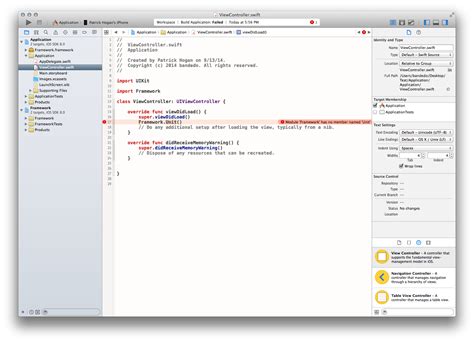 Ios Xcode 6 Framework Issue Module Framework Has No Member Named Class Stack Overflow