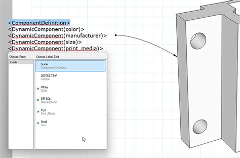 Tagging Or Labeling A Component With Attributes As Text SketchUp SketchUp Community