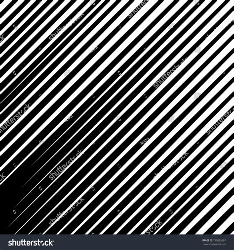 Monochrome Parallel Lines Abstract Geometric Pattern Stock Vector