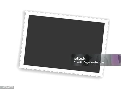 사진 프레임 빈티지 벽에 매달려 모양의 가장자리와 현실적인 복고풍 그림 사각형 빈 포토프레임 빈 메모리 앨범 템플릿 카메라 샷