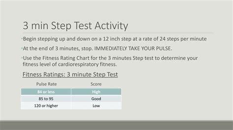 Step Test Chart A Visual Reference Of Charts Chart Master