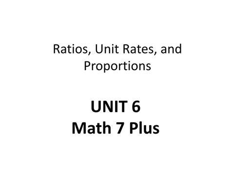 Ppt Ratios Unit Rates And Proportions Powerpoint Presentation Free Download Id 8690059