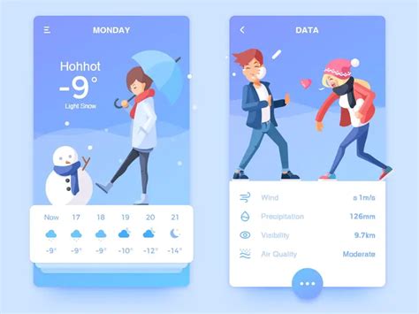 30 Cool Weather Mobile App Designs For Your Inspiration Web Design Ledger
