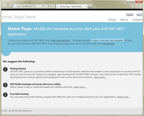 AliRıza Adıyahşi ASP NET MVC DERSLERİ 1 2 ASP NET MVC 4 GENEL BAKIŞ