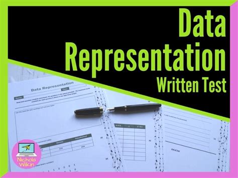 Data Representation Test Teaching Resources