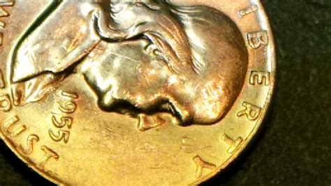 1955 Franklin Silver Half Dollar Bugs Bunny FS401 Circulated For