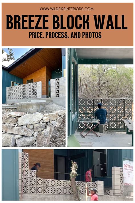 Breeze Block Wall Price Process And Photos Wildfire Interiors