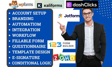 Setup Jotform 123 Form Builder Wpforms Kaliforms Zoho Forms Dash Click Forms By Mikesaleshub