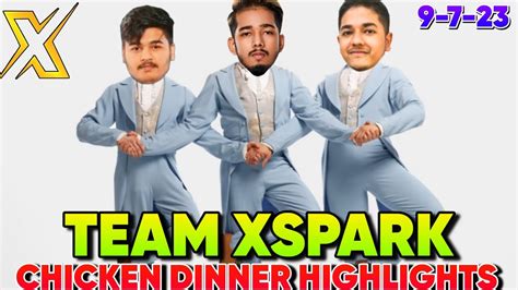 Team Xspark Chicken Dinner Highlights Today Tx Scout Aditya Sarang