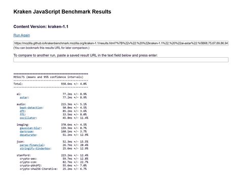 Kraken Javascript Benchmark Alternatives Top 1 Benchmark Tools And Similar Websites Alternativeto