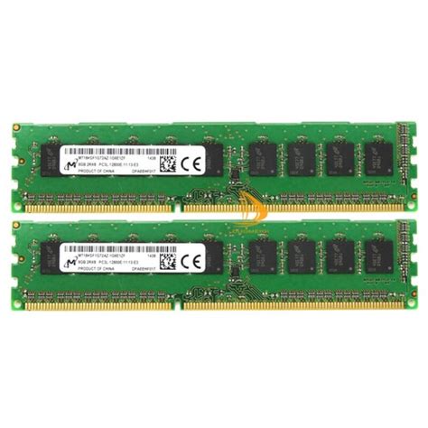 16g Micron 2x 8gb 2rx8 12800e Ddr3l 1600mhz 240pin Desktop Ecc Memory Ram Dimm Ebay Uk