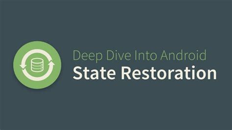 Deep Dive Into Android Restoration Droidcon Paris 2014 Ppt