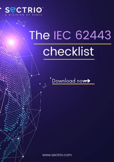 The Iec 62443 Checklist Sectrio