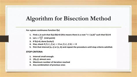 Bisection Pptx
