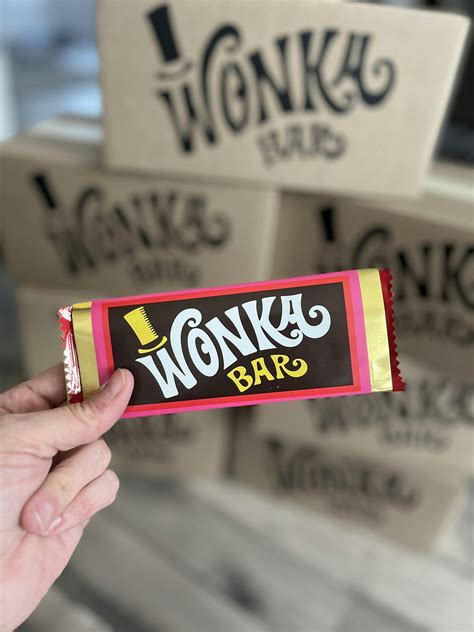 Wonka Bar Candy Wrapper Candy Wrapper Store