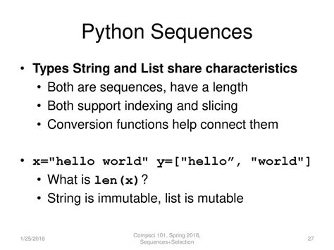 Compsci 101 Apts And Sequences And Selection Ppt Download