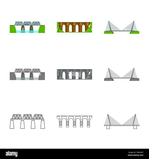 Isolated Object Of Connection And Design Symbol Set Of Connection And Side Vector Icon For