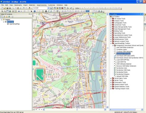 návod arcgis editor for openstreetmap 2 0 gisportal cz