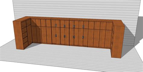 现代美学设计的衣橱 3d 模型 Skp 格式 Thousands Of Free Autocad Drawings