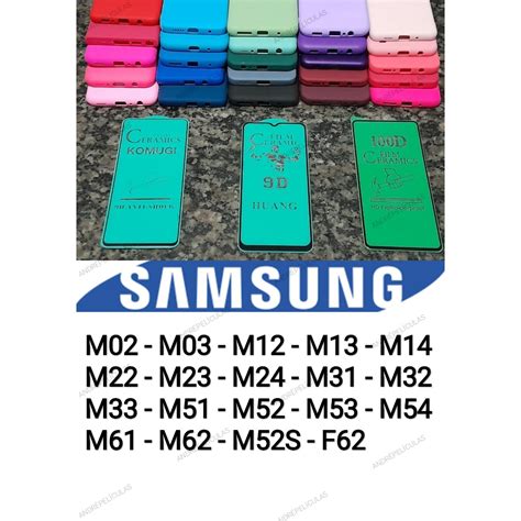 Kit Pelicula Ceramicacapa Sam M02 M03 M12 M13 M14 M22 M23 M24