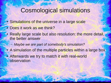 Cocos Building A Large Scale Cosmological Simulation Databasenowinski Ppt
