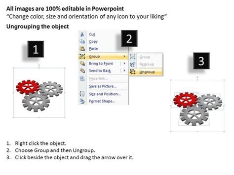 PowerPoint Layout Chart Gears Process Ppt Designs