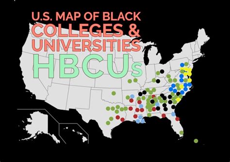 Hbcu Map Poster